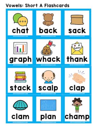 Short A Words - Superstar Worksheets