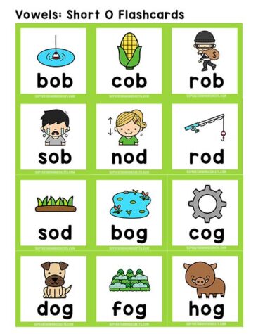 Short O Words - Superstar Worksheets