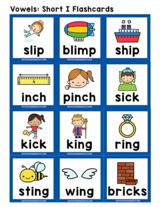 Short I Words - Superstar Worksheets