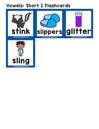 Short I Words - Superstar Worksheets