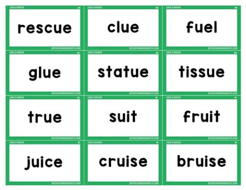 Long U Words - Superstar Worksheets