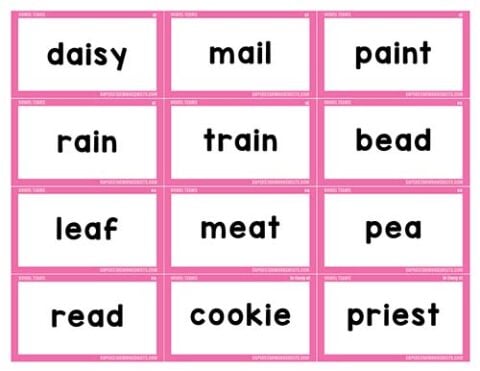 Vowel Teams - Superstar Worksheets