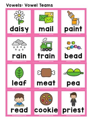 Vowel Teams - Superstar Worksheets