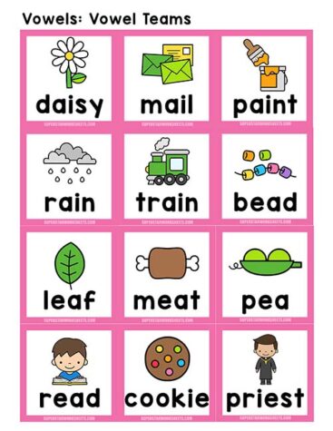 Vowel Teams - Superstar Worksheets