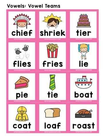 Vowel Teams - Superstar Worksheets