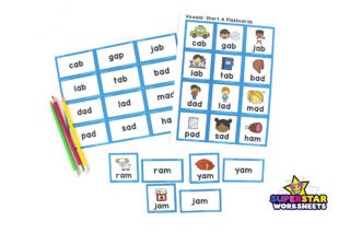 Short A Words - Superstar Worksheets