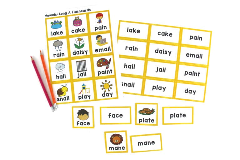 Long A Words - Superstar Worksheets