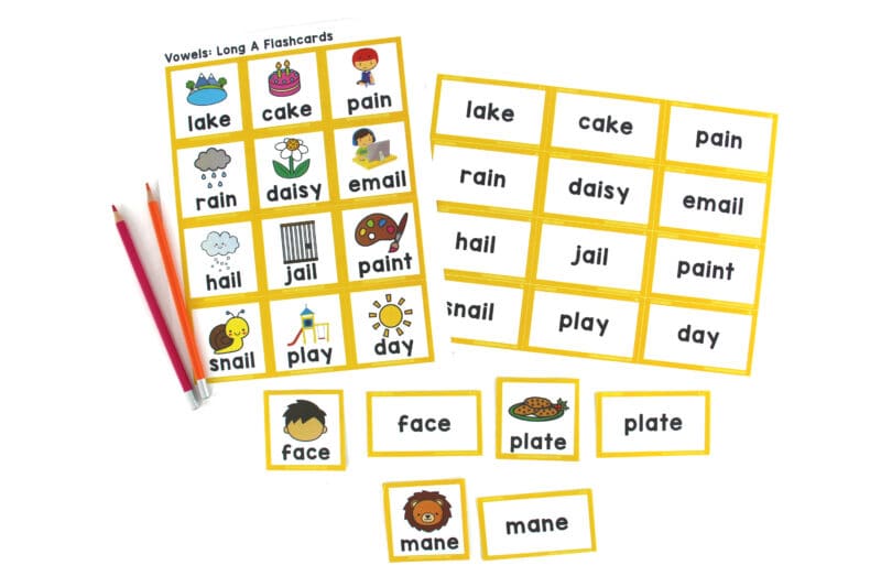 Long A Words - Superstar Worksheets