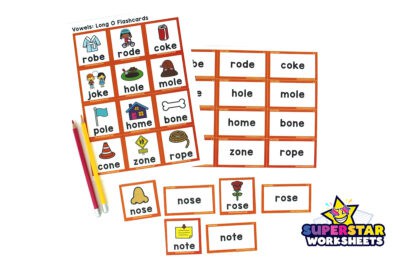 Long O Words - Superstar Worksheets