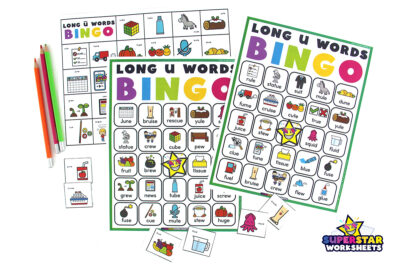 Long U Words - Superstar Worksheets