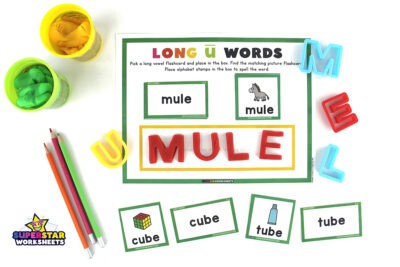 Long U Words - Superstar Worksheets
