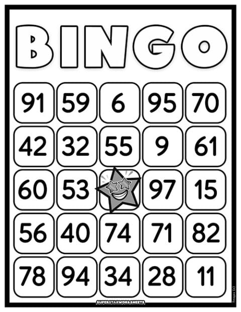 BINGO Boards - Superstar Worksheets