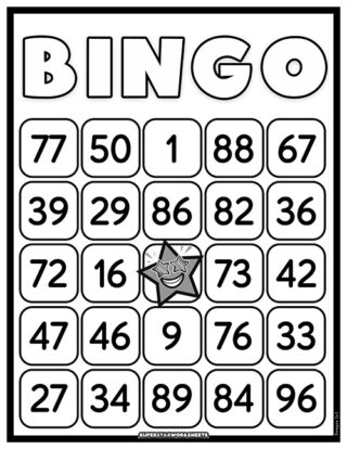 BINGO Boards - Superstar Worksheets