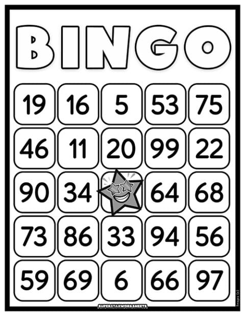 BINGO Boards - Superstar Worksheets