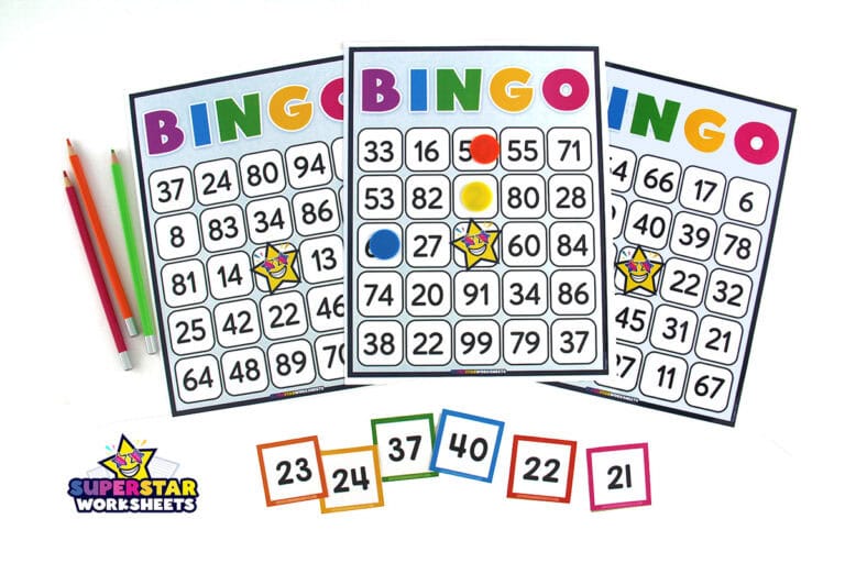 BINGO Boards - Superstar Worksheets