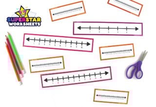 Blank Number Lines (Free Printables) - Superstar Worksheets