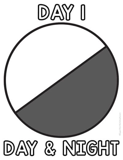 Creation Coloring Pages (Free Printables) - Superstar Worksheets