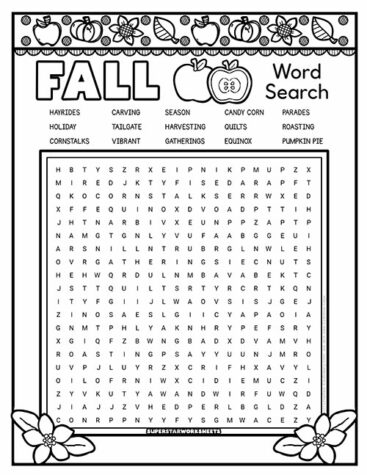 Fall Word Search Puzzles - Superstar Worksheets