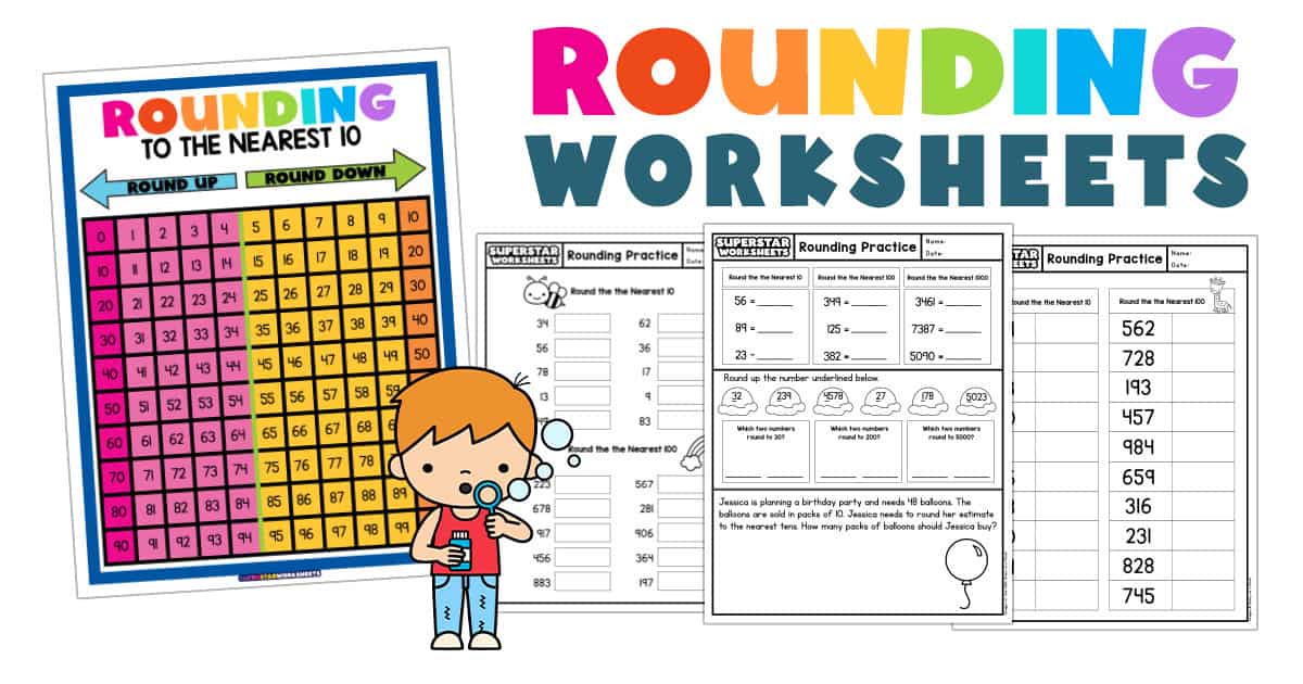Rounding Worksheets - Superstar Worksheets