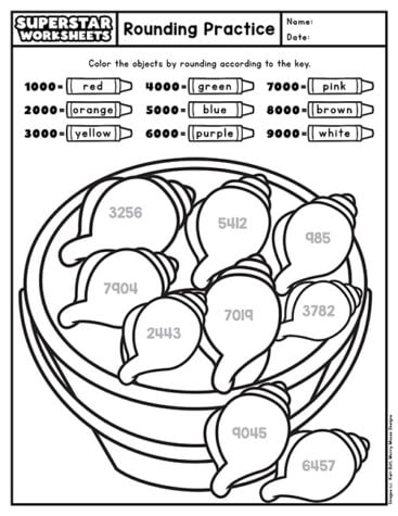 Rounding Worksheets - Superstar Worksheets