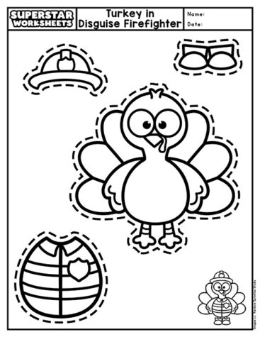 Turkey Disguise Project - Superstar Worksheets