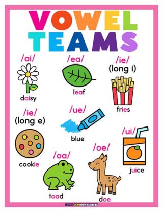 Vowel Teams - Superstar Worksheets