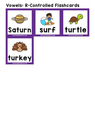 R Controlled Vowels - Superstar Worksheets