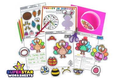 Turkey Disguise Project - Superstar Worksheets