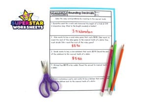 Rounding Decimal Worksheets - Superstar Worksheets