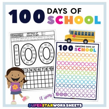 100 Days of School (Free Printables) - Superstar Worksheets