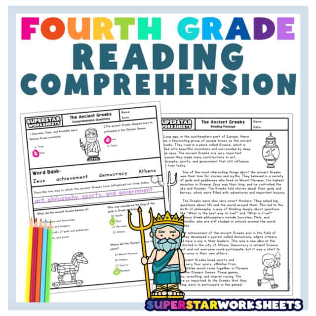 Reading Comprehension Worksheets - Superstar Worksheets