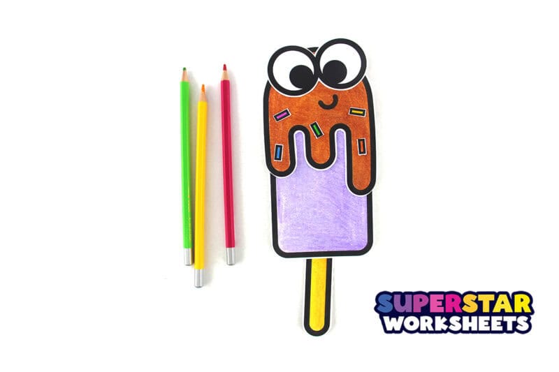 Popsicle Template (Free Printables) - Superstar Worksheets