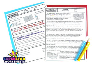 Fifth Grade Reading Comprehension - Superstar Worksheets