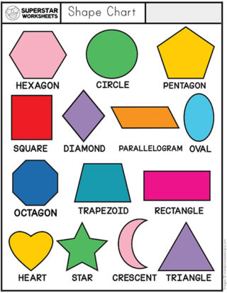 Preschool Shapes Worksheets - Superstar Worksheets