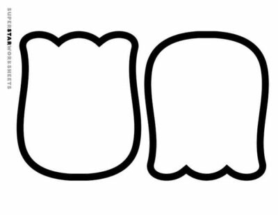 Tulip Template (Free Printables) - Superstar Worksheets