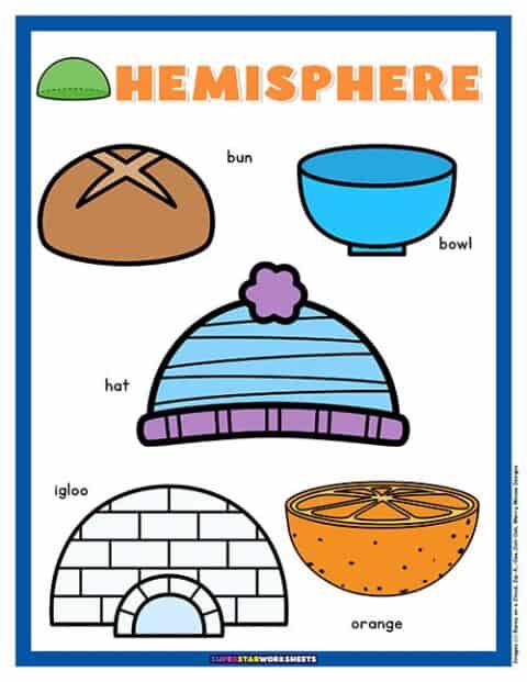 3D Shapes Chart - Superstar Worksheets