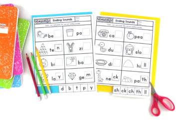 Ending Sounds Worksheets - Superstar Worksheets