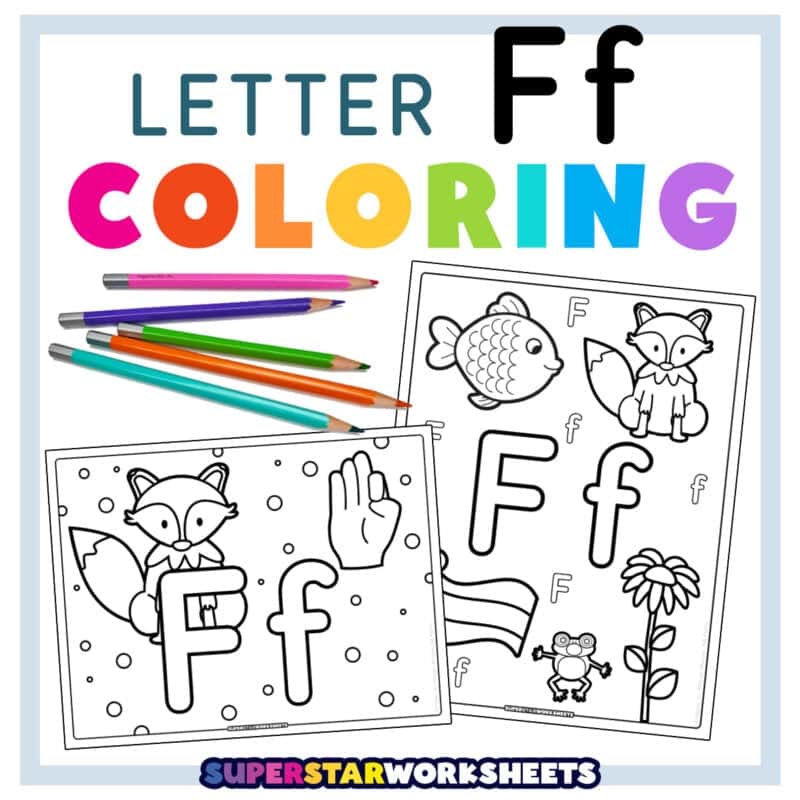 Alphabet Coloring Pages - Superstar Worksheets