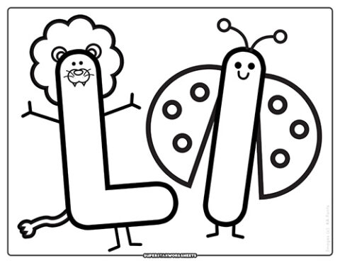 Letter of the Week - Superstar Worksheets