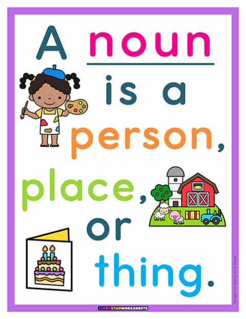 Noun Worksheets - Superstar Worksheets