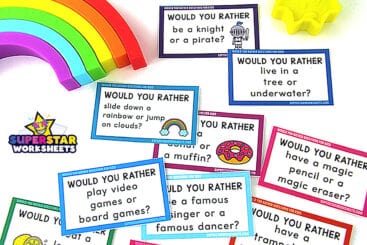 120 Would You Rather Questions for Kids - Superstar Worksheets