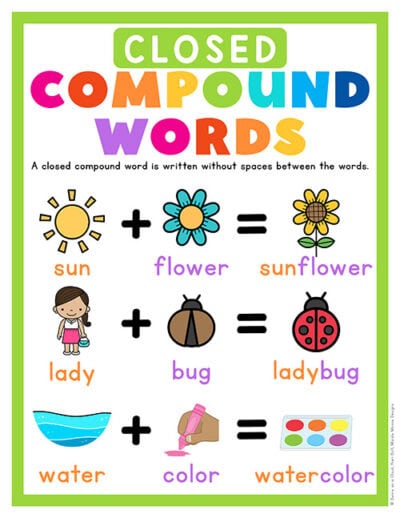 Compound Words (Free Printables) - Superstar Worksheets