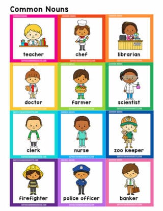 Common Noun Worksheets - Superstar Worksheets