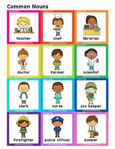 Common Noun Worksheets - Superstar Worksheets