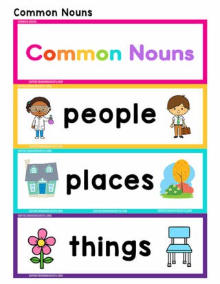 Common Noun Worksheets - Superstar Worksheets