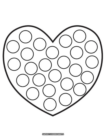 Dot Marker Printables - Superstar Worksheets