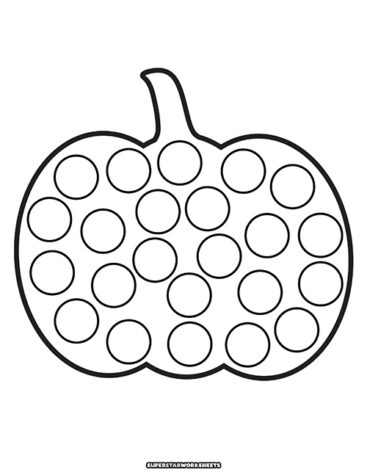 Dot Marker Printables - Superstar Worksheets