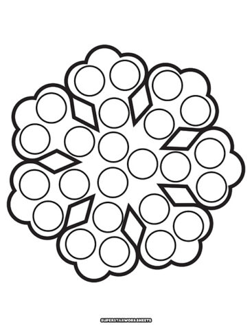 Dot Marker Printables - Superstar Worksheets