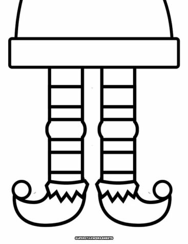 Elf Template - Superstar Worksheets