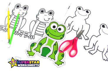Frog Template (Free Printables) - Superstar Worksheets